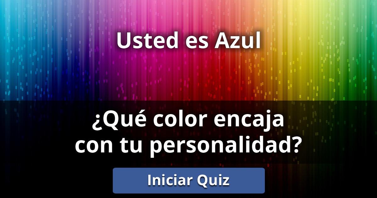 Usted es Azul - ¿Qué Color Encaja Con Tu Personalidad? | Lusorlab Quizzes