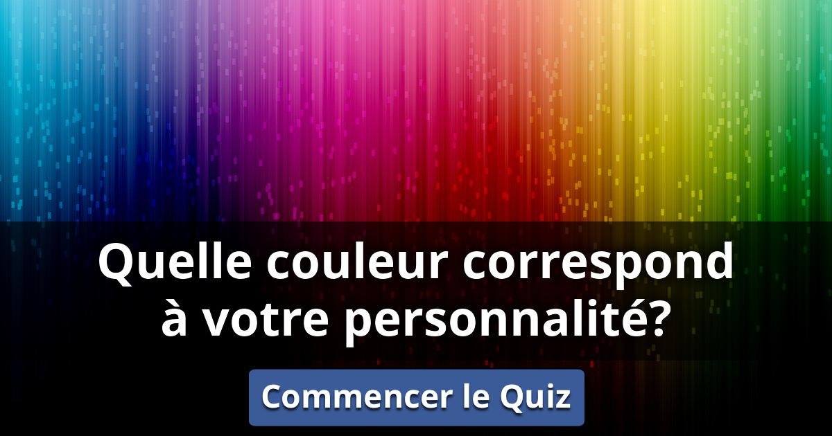 Quelle Couleur Correspond À Votre Personnalité? | Lusorlab Quizzes